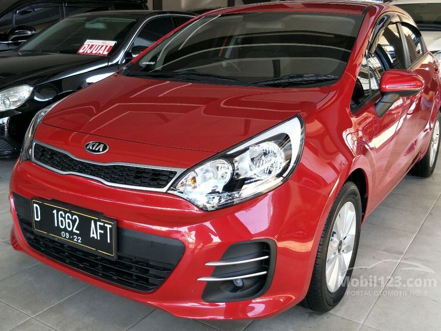 Jual Mobil KIA Rio 2017 UB 1.4 di Jawa Barat Manual Hatchback Merah Rp ...