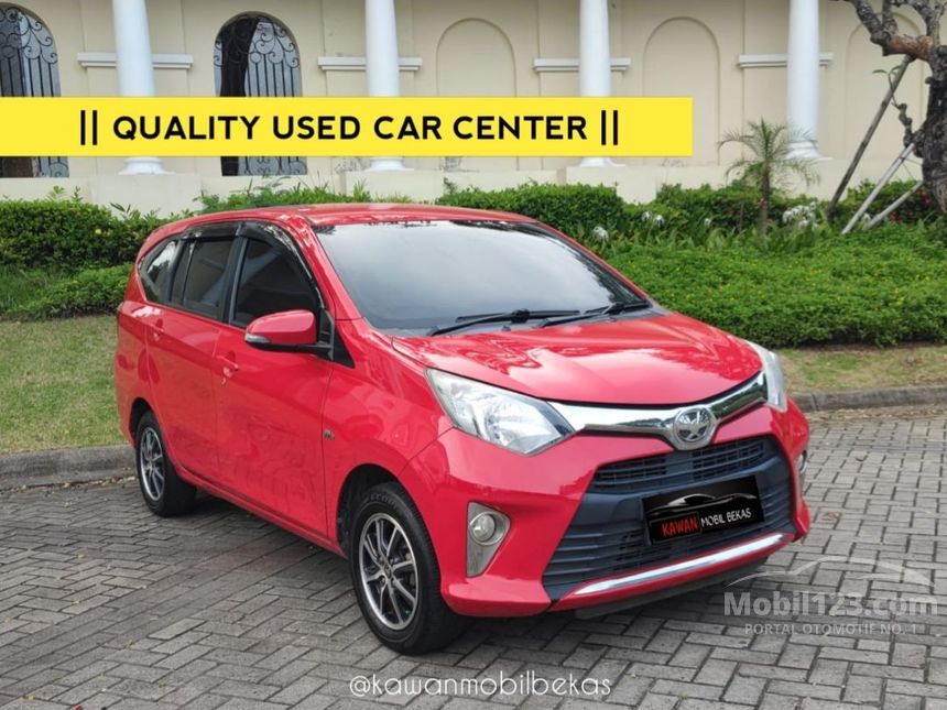 Jual Mobil Toyota Calya 2017 G 1.2 di DKI Jakarta Automatic MPV Merah ...