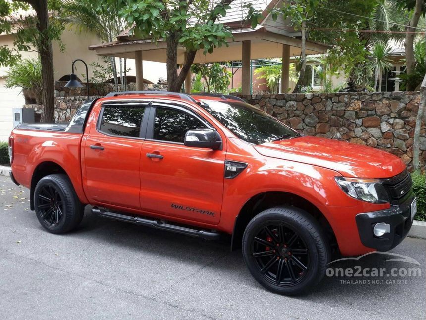 Ford Ranger 2014 WildTrak 3.2 in ภาคตะวันออก Automatic Pickup สีส้ม for ...