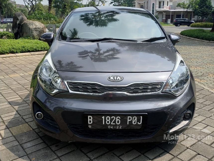Jual Mobil KIA Rio 2012 UB 1.4 di DKI Jakarta Automatic Hatchback Abu ...