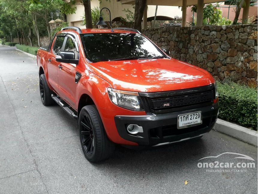 Ford Ranger 2014 WildTrak 3.2 in ภาคตะวันออก Automatic Pickup สีส้ม for ...
