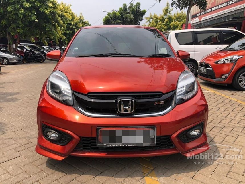 Jual Mobil Honda Brio 2017 RS 1.2 di Banten Automatic Hatchback Orange ...