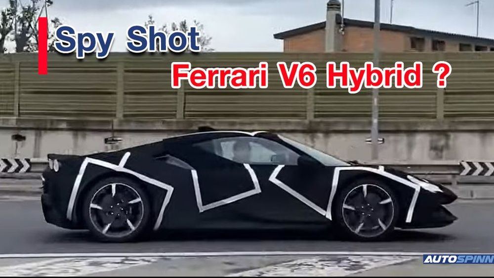 สปายช็อต Ferrari V6 Hybrid - Luxury Car