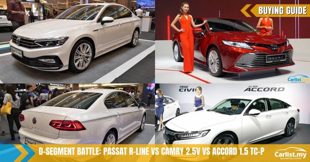 D-Segment Battle: VW Passat 2.0 R-Line VS Honda Accord 1.5 TC-P VS ...