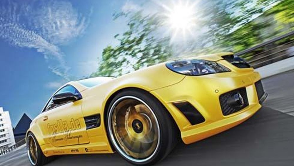 Mercedes-Benz SL55 AMG สีเหลืองตัวโหด ปรับแต่งโดยสำนัก Fostla - ข่าวใน ...
