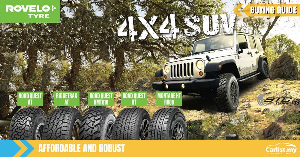 Rovelo’s 4x4 tyre range - Designed to meet all challenges at affordable ...