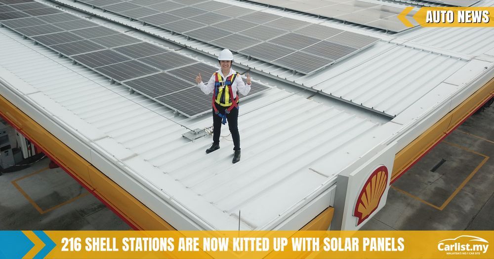 Shell Installs Solar Panels On Top Of 216 Stations - Auto News | Carlist.my