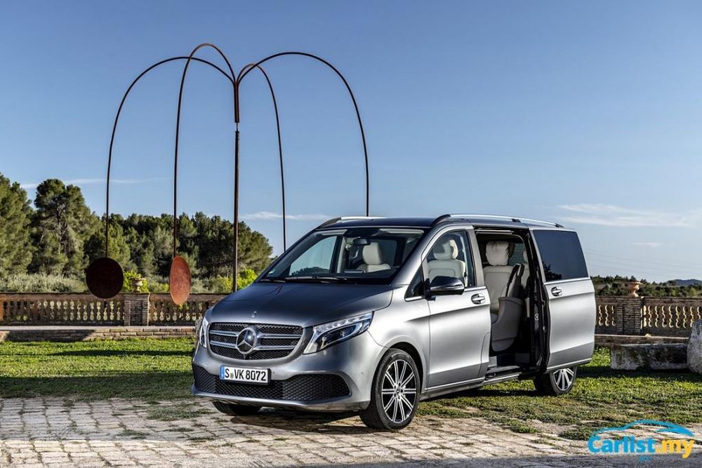 Mercedes-Benz Unveils New V-Class; EV Version Debuts At Frankfurt 2019 ...