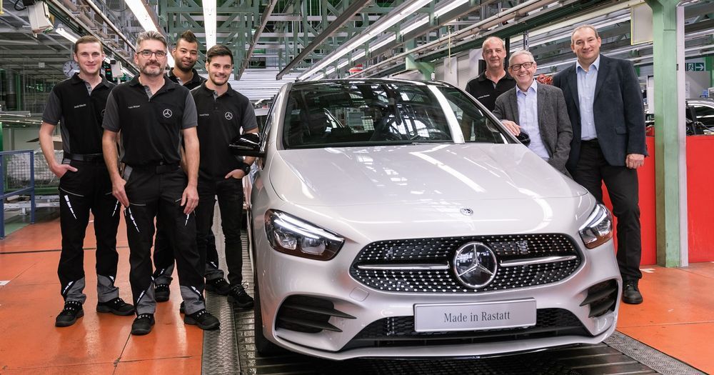 Mercedes-Benz Starts Production Of B-Class At Their Rastatt Plant ...