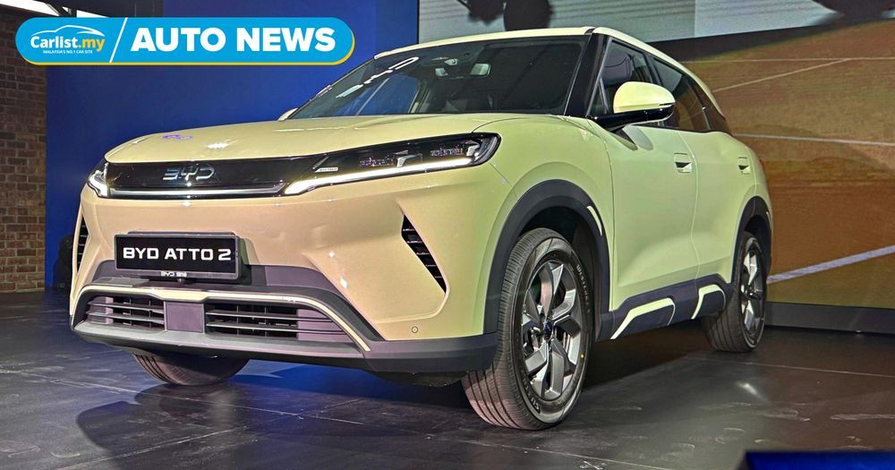 2025 BYD Atto 2 launched at just RM100,000 for sole variant - 170PS/290Nm city SUV with 350km ...