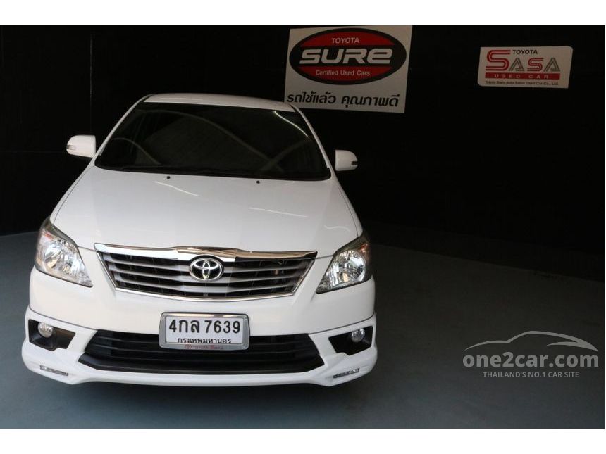 Toyota Innova 2015 V 2.0 in กรุงเทพและปริมณฑล Automatic Wagon สีขาว for ...