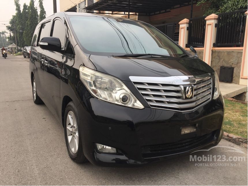 Jual Mobil Toyota Alphard 2010 G 2.4 di DKI Jakarta Automatic MPV Hitam ...