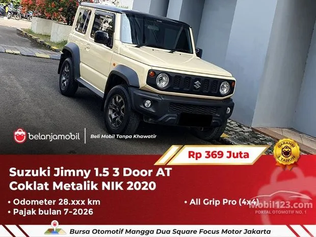 Jual Suzuki Jimny Bekas 2020 di Indonesia Harga Murah, Kondisi Terbaik ...