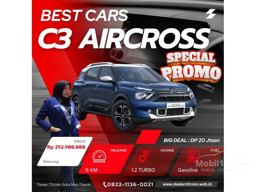 Jual Mobil Citroen C3 Aircross 2024 Puretech 110 1.2 di DKI Jakarta ...