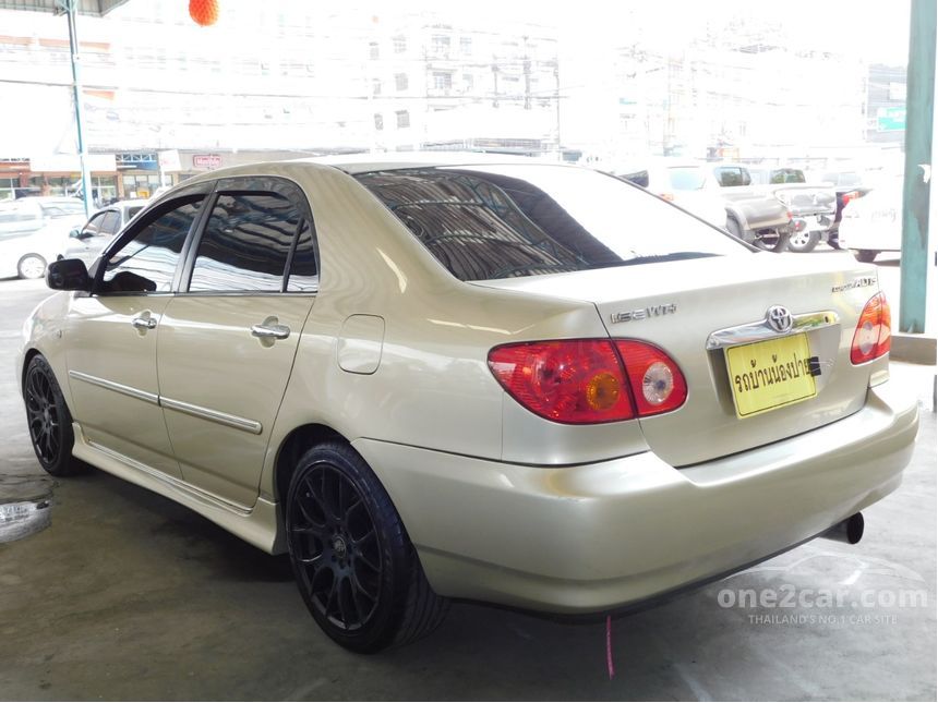 Toyota Corolla Altis 2003 E 1.8 in กรุงเทพและปริมณฑล Automatic Sedan สี ...