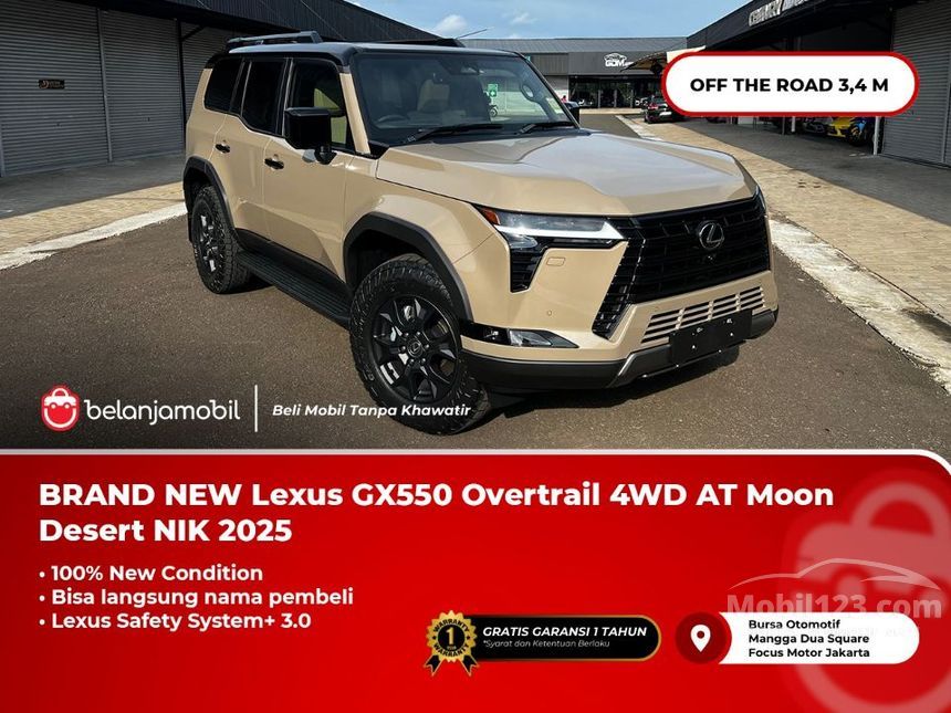 Jual Mobil Lexus GX 550 2024 Overtrail 3.4 di DKI Jakarta Automatic SUV ...
