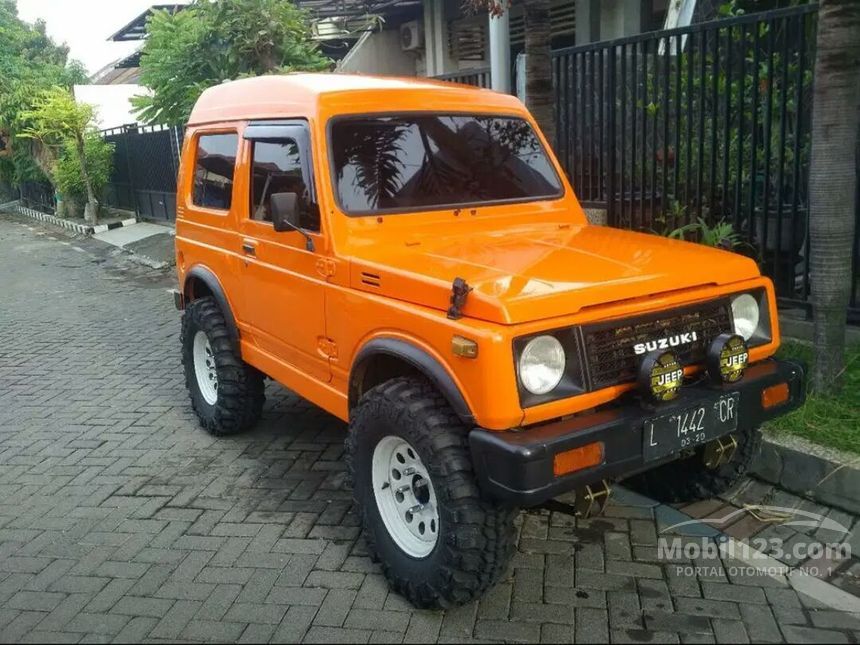 Jual Mobil Suzuki Jimny 1992 1.0 di Jawa Timur Manual Jeep Orange Rp 53 ...