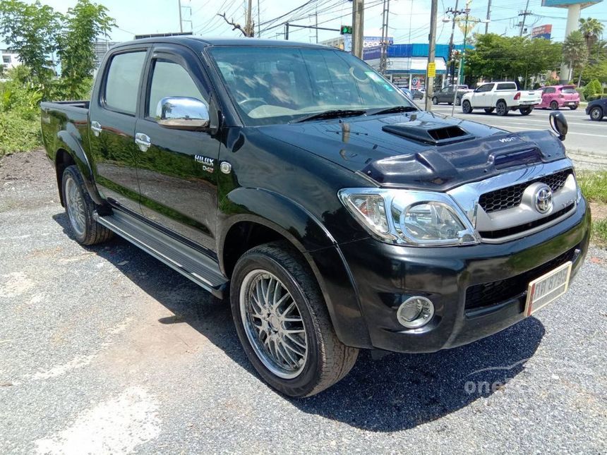 Toyota Hilux Vigo 2010 DOUBLE CAB (ปี 08-11) Prerunner E 2.5 เกียร์ธรรมดา สีดำ | One2car.com ...