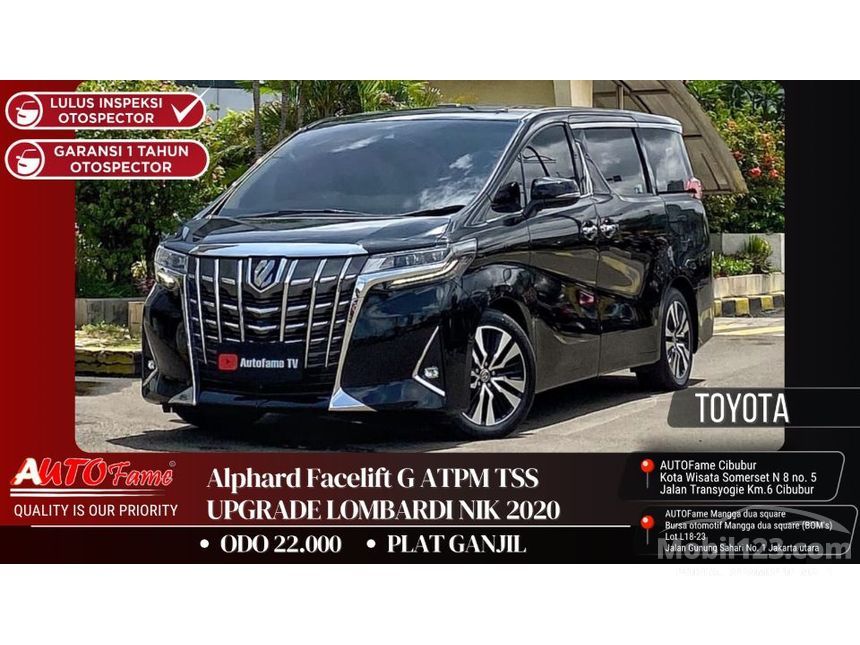 Jual Mobil Toyota Alphard 2020 Lombardi Edition Allegra 2.5 di DKI ...