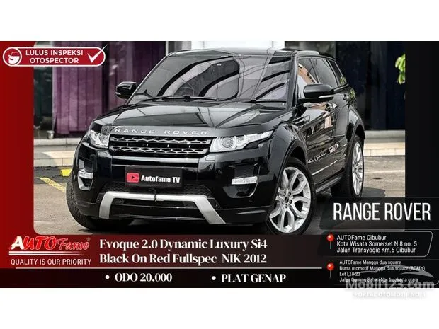 Jual Land Rover Range Rover Evoque Dealer Bekas di Indonesia Harga ...