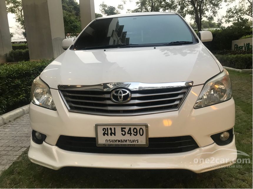 Toyota Innova 2012 G 2.0 in กรุงเทพและปริมณฑล Automatic Wagon สีขาว for ...