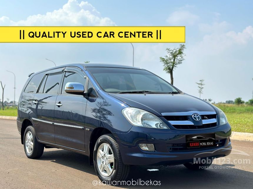 Jual Mobil Toyota Kijang Innova 2005 G 2.0 di Banten Manual MPV Biru Rp ...