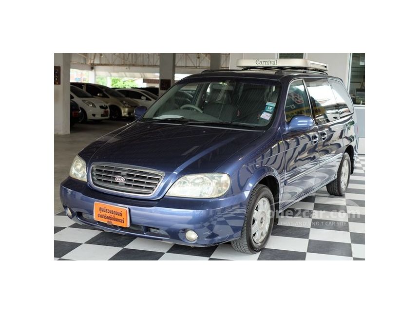 Kia Carnival 2002 (ปี 00-04) GS 2.4 เกียร์อัตโนมัติ สีน้ำเงิน | One2car ...