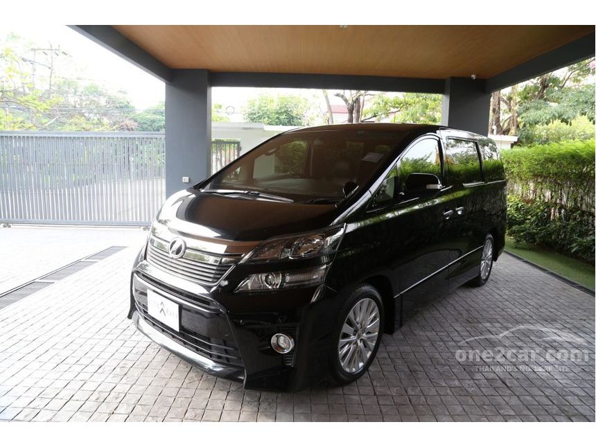 Toyota Vellfire 2013 (ปี 08-14) Z 2.4 เกียร์อัตโนมัติ สีดำ | One2car ...