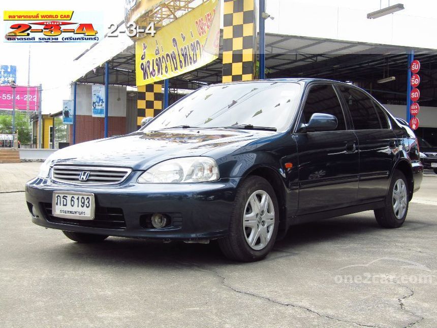 Honda Civic 2000 ตาโต (ปี 96-00) VTi 1.6 เกียร์อัตโนมัติ สีน้ำเงิน ...