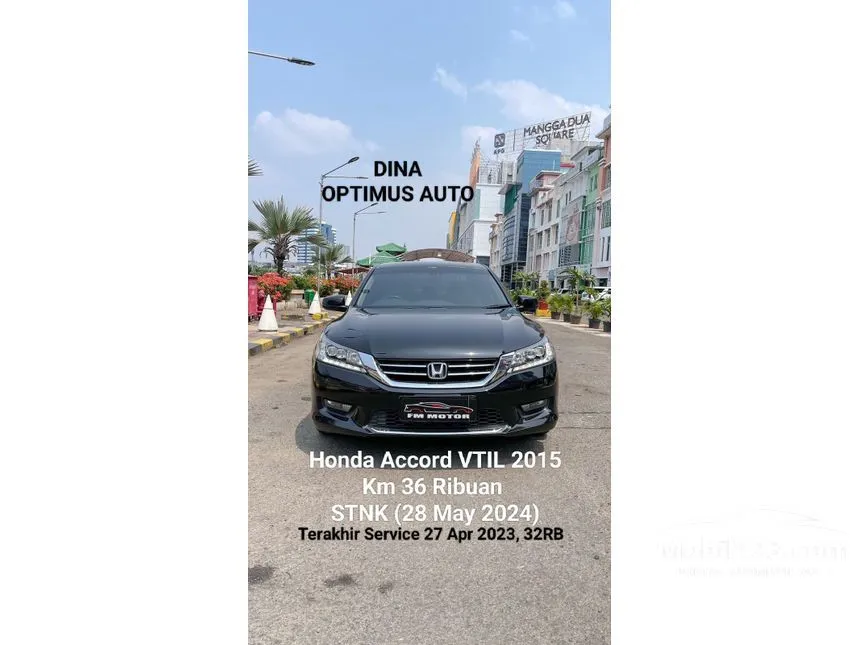 Jual Mobil Honda Accord 2015 VTi-L 2.4 di DKI Jakarta Automatic Sedan ...