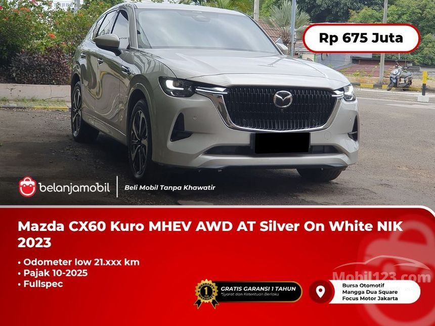 Jual Mobil Mazda CX-60 2023 Kuro Edition 3.3 di DKI Jakarta Automatic SUV Silver Rp 675.000.000 ...