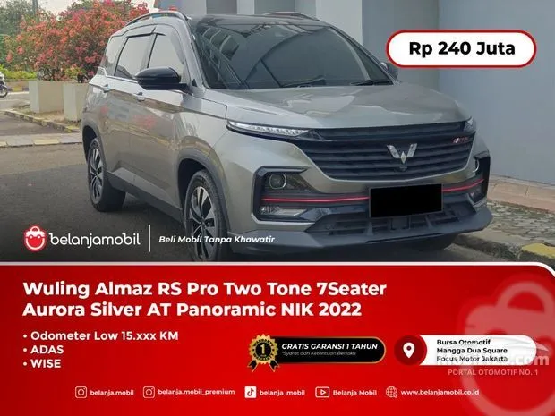 Jual Wuling Almaz Bekas 2022 di Indonesia Harga Murah, Kondisi Terbaik ...