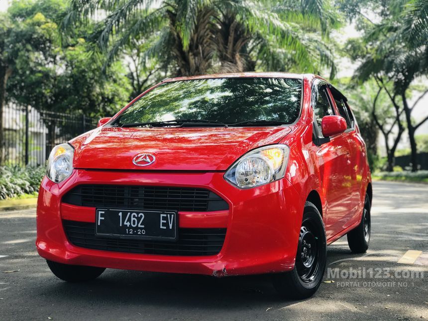 Jual Mobil Daihatsu Ayla 2015 M 1.0 di Banten Manual Hatchback Merah Rp ...
