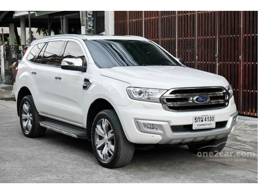 Ford Everest 2016 (ปี 15-18) Titanium+ 2.2 เกียร์อัตโนมัติ สีขาว ...