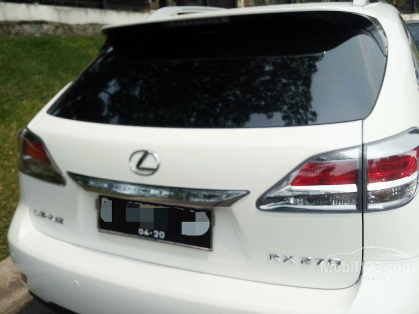 Jual Mobil Lexus RX270 2014 RX270 2.7 di Banten Automatic SUV Putih Rp ...