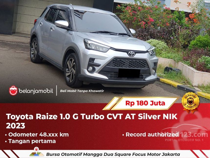 Jual Mobil Toyota Raize 2023 T G (1 Tone) 1.0 di DKI Jakarta Automatic ...