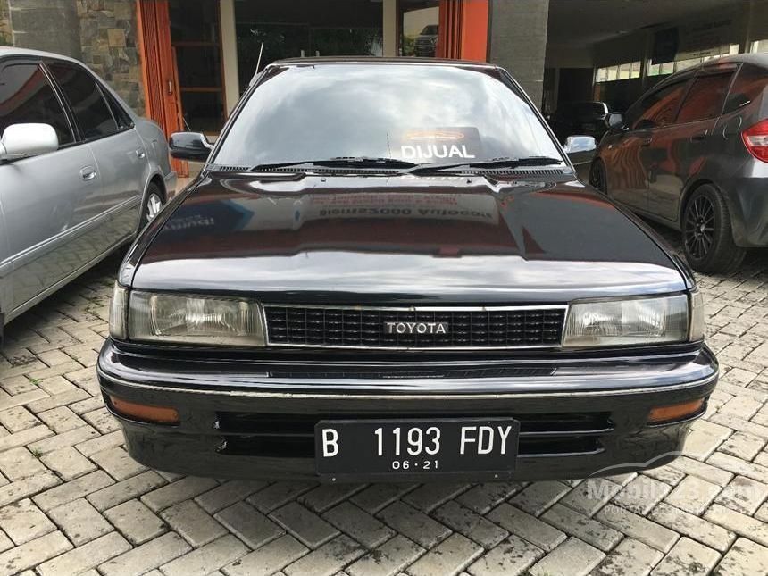 Jual Mobil Toyota Corolla 1990 1.6 di Jawa Barat Manual Sedan Hitam Rp ...
