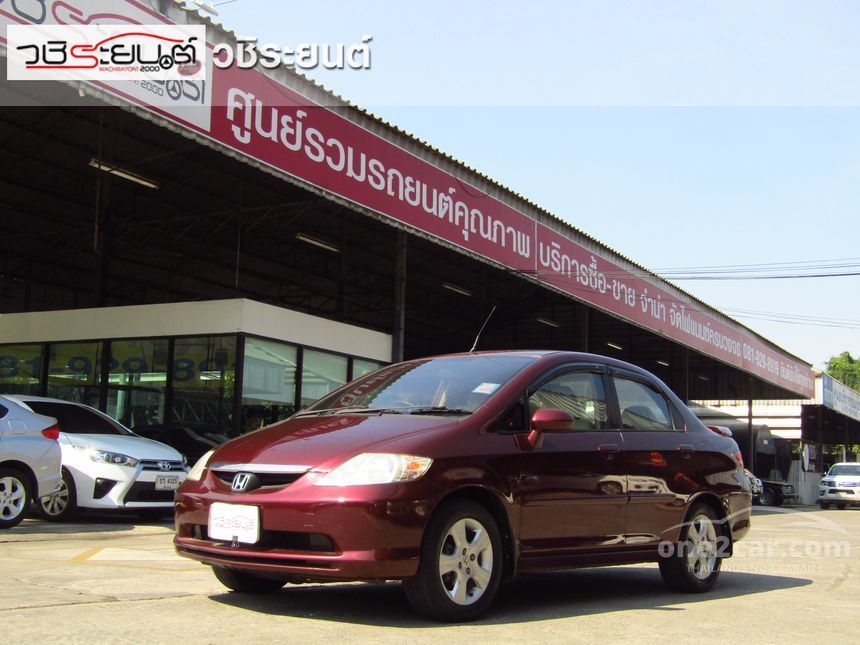 Honda City 2003 E i-DSi 1.5 in กรุงเทพและปริมณฑล Automatic Sedan สีแดง ...