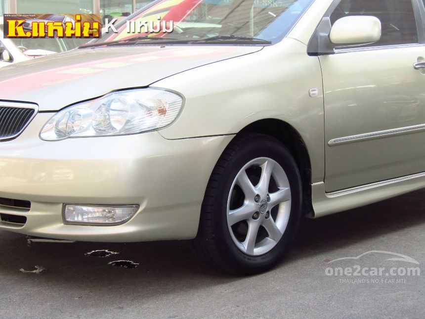 Toyota Corolla Altis 2003 E 1.8 in กรุงเทพและปริมณฑล Automatic Sedan สี ...