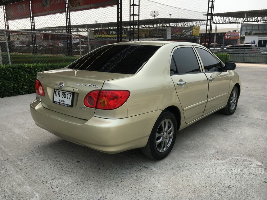 Toyota Corolla Altis 2003 J 1.6 in กรุงเทพและปริมณฑล Automatic Sedan สี ...