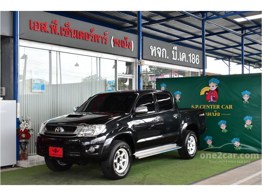 Toyota Hilux Vigo 2011 DOUBLE CAB (ปี 08-11) E Prerunner VN Turbo 2.5 เกียร์ธรรมดา สีดำ ...