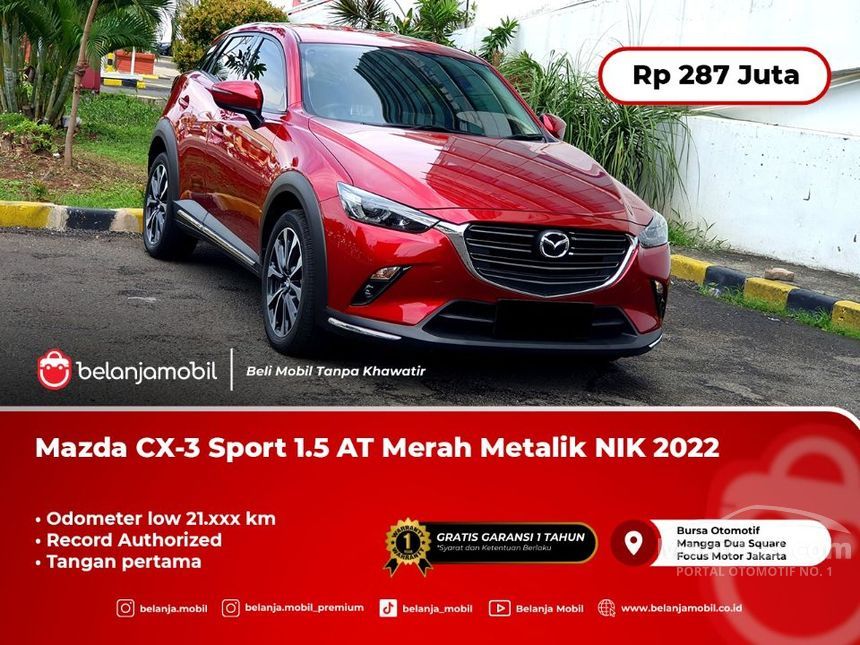 Jual Mobil Mazda CX-3 2022 Sport 1.5 di DKI Jakarta Automatic SUV Merah Rp 287.000.000 ...