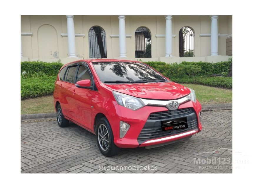Jual Mobil Toyota Calya 2017 G 1.2 di DKI Jakarta Automatic MPV Merah ...