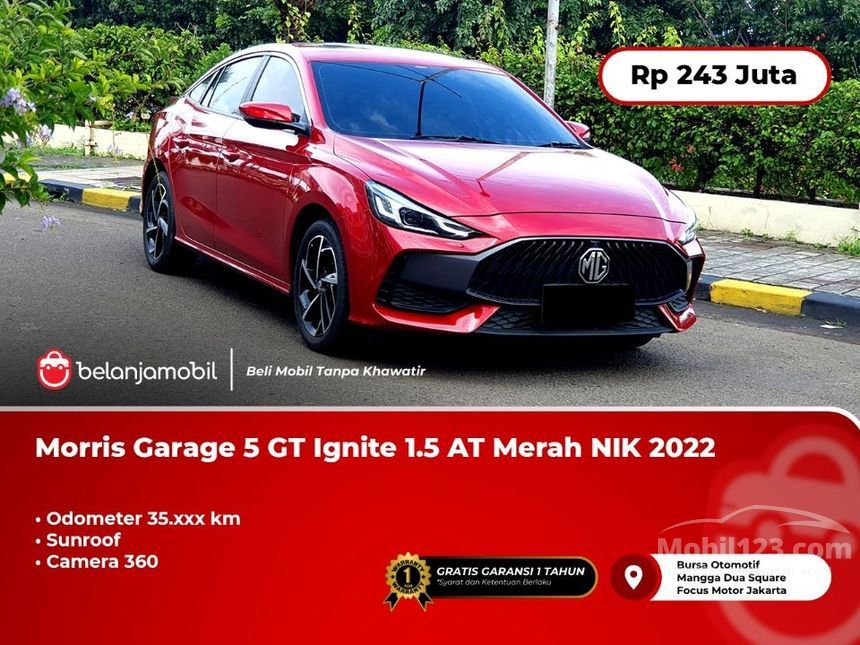 Jual Mobil MG 5 2022 GT Activate 1.5 di DKI Jakarta Automatic Sedan ...