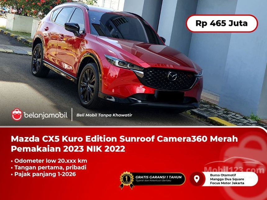 Jual Mobil Mazda CX-5 2022 Kuro Edition 2.5 di DKI Jakarta Automatic SUV Merah Rp 465.000.000 ...