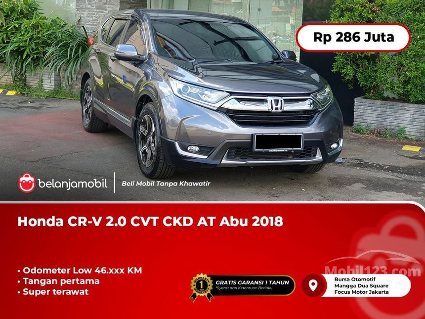 Jual Mobil Honda CR-V 2018 2.0 di DKI Jakarta Automatic SUV Abu-abu Rp 286.000.000 - 16228426 ...