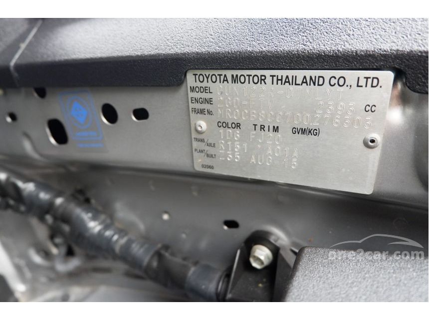 Toyota Hilux Revo 2015 J Plus 2.4 in กรุงเทพและปริมณฑล Manual Pickup สี ...