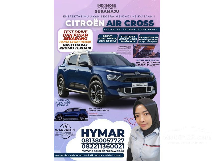 Jual Mobil Citroen C3 Aircross 2024 Puretech 110 1.2 di DKI Jakarta ...
