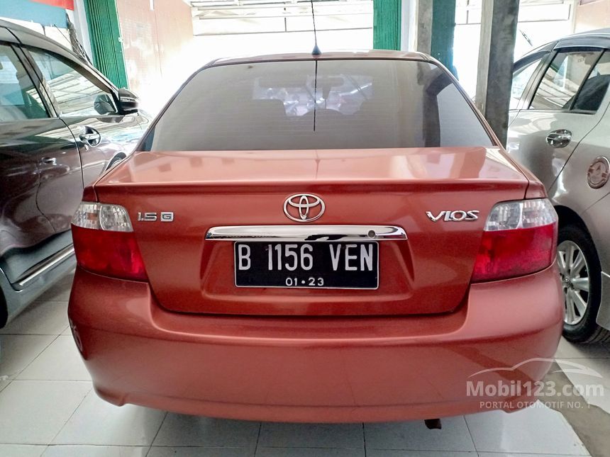 Jual Mobil Toyota Vios 2003 G 1.5 di Banten Manual Sedan Orange Rp 64. ...
