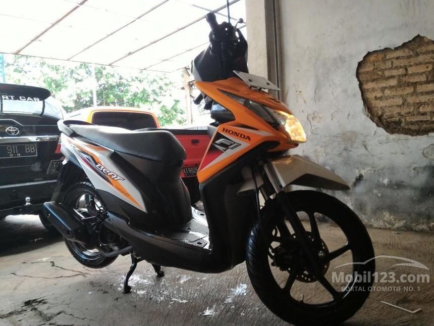 Jual Motor Honda Beat 2014 0.1 di Jawa Timur Automatic Orange Rp 11.000 ...